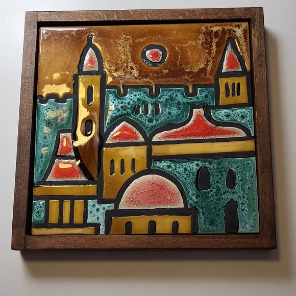 Ein-Reb Ceramics | Art | Einreb Art Ceramic Wall Art Tile | Poshmark